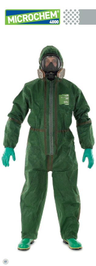 Bộ quần áo chống hóa chất Microchem 4000,Alphatech 4000
